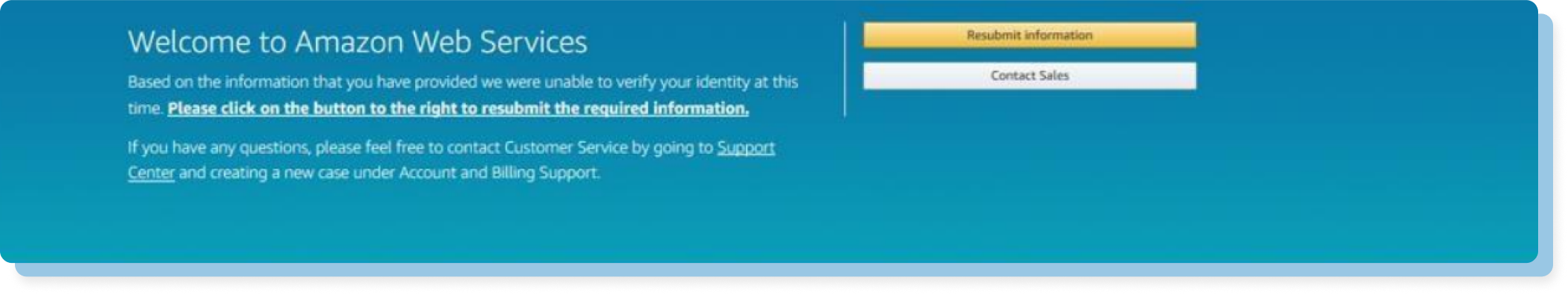 Amazon Web Services China Account Registration Instruction